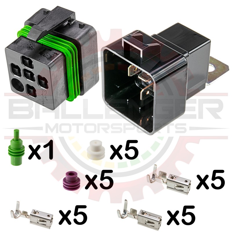 Push-to-Seat 630 High Current Sealed Relay Kits | Ballenger Motorsports